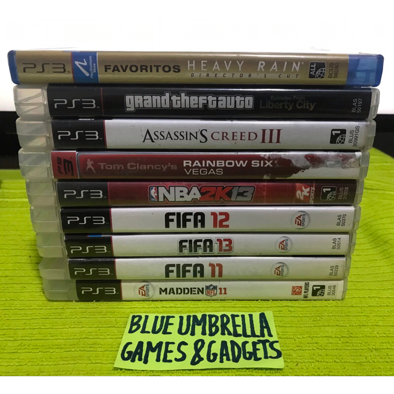 PS3 Original Physical Games Assorted Selection Playstation 3 OG Game ...
