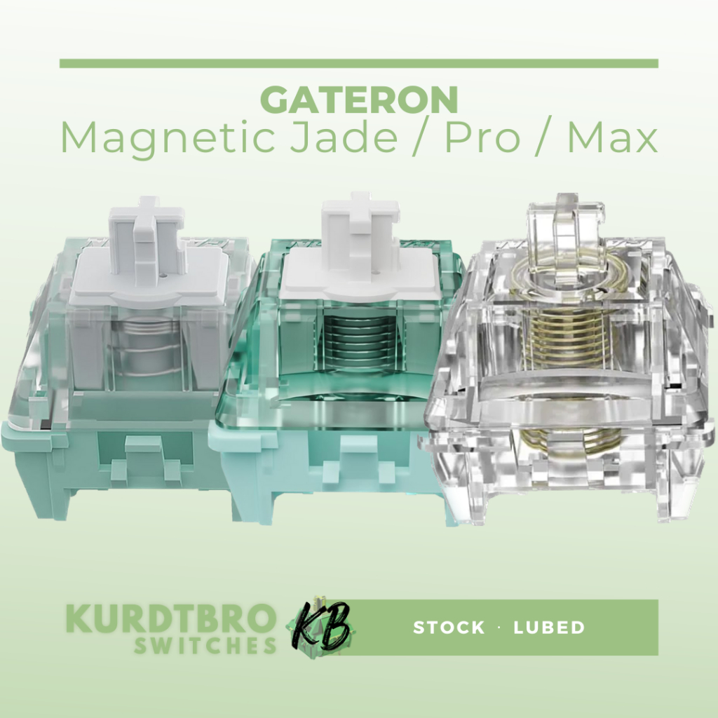 10 PCS Gateron Magnetic Jade / Jade Pro / Jade Max Linear Switch (Stock ...