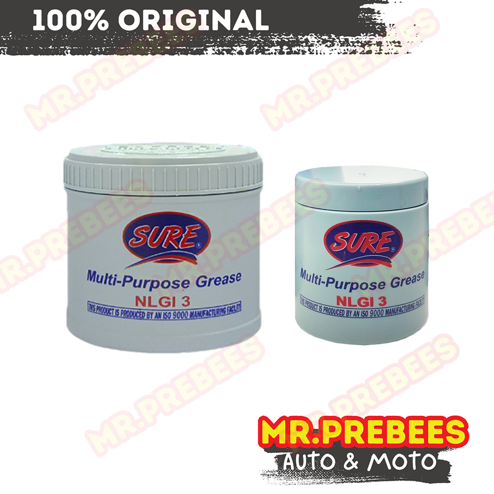 Sure Multi-Purpose Grease Red (NLGI 3) 250g ~ 500g | Shopee Philippines
