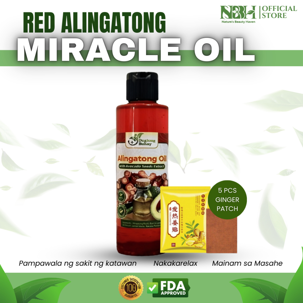 Red Alingatong Miracle Oil 60ml – Lunas sa Rayuma, Pulikat, Lamig at ...