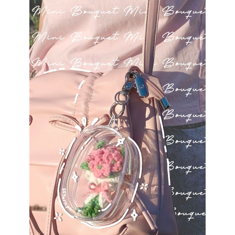 Crochet mini flower bouquet keychain |SKYarn.ph | Shopee Philippines