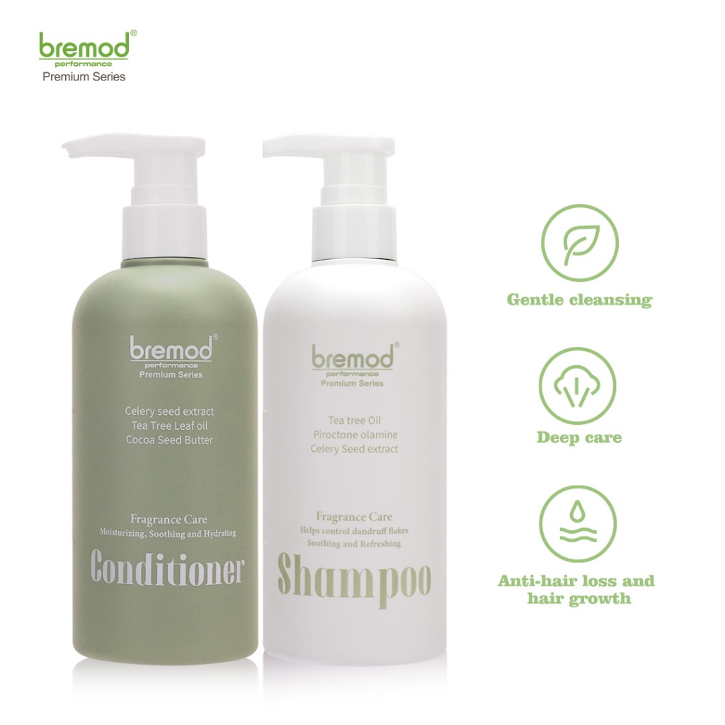 Bremod Premium Anti-dandruff Shampoo Soothing Refreshing Conditioner ...