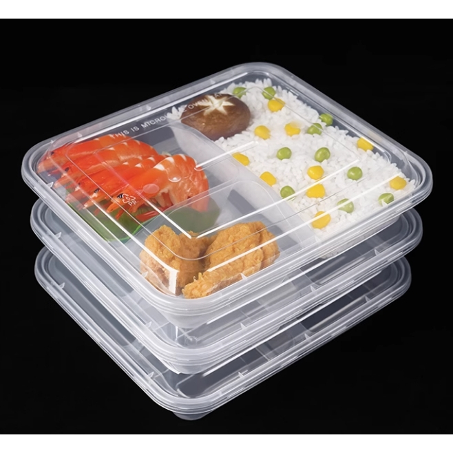 Food box[2/3/4/5D]150pcs bento box microwaveable bento lunch box with ...