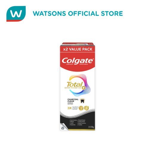 COLGATE Total Charcoal Deep Clean Whole Mouth Health Toothpaste 110g ...