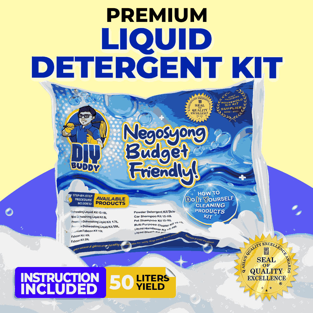 PREMIUM LIQUID DETERGENT KIT - 50Liter Yield (DIY Buddy) | Shopee Philippines