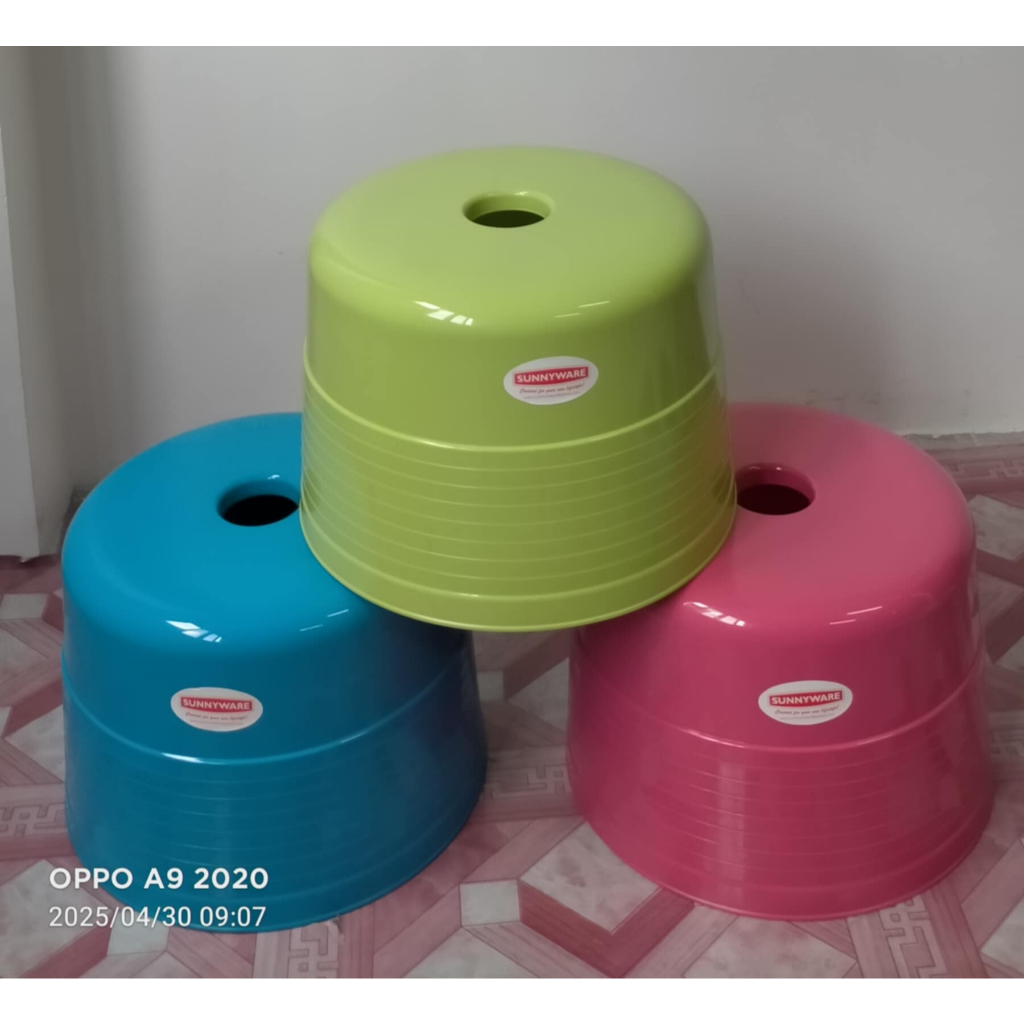 STOOL SHORT CHAIR/LAUNDRY STOOL SUNNYWARE PLASTIC LAUNDRY STOOL #9737 ...