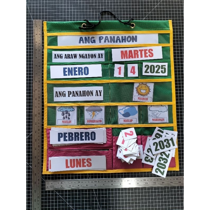 Ang Panahon. Tagalog weather chart please check the size.(18.5 in by 16 ...