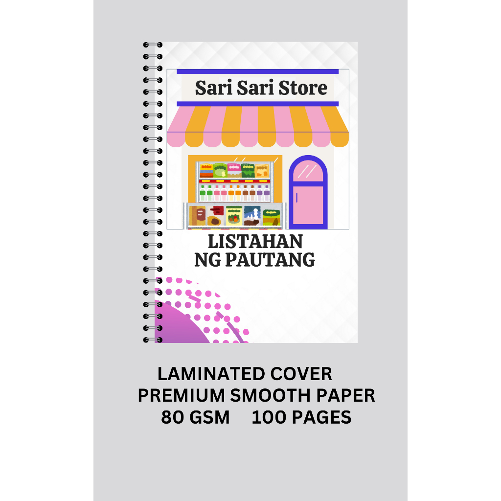 LISTAHAN NG PAUTANG NOTEBOOK SARI SARI STORE | Shopee Philippines