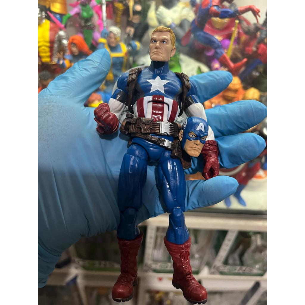 (RARE)(TARGET EXCLUSICE) (import)HASBRO MARVEL LEGENDS CAPTAIN AMERICA ...