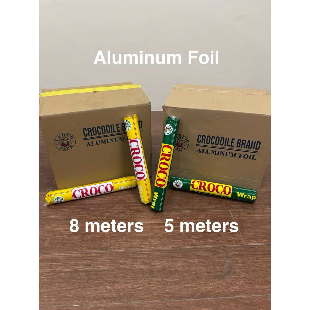 PER ROLL Aluminum Foil Croco / Suki 8 Meters & 5 Meters | Shopee ...