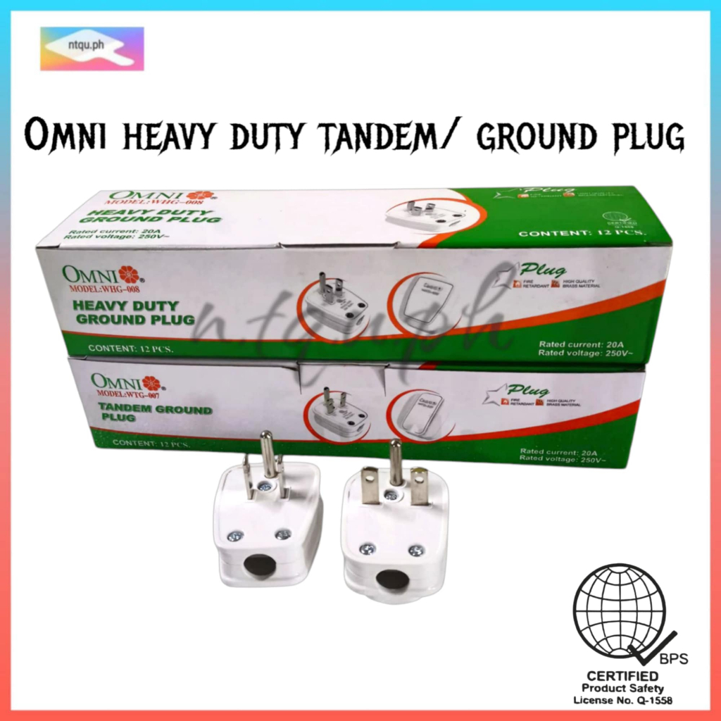 Omni Heavy Duty Parallel (WHG-008) / Tandem (WTG-007) Ground Plug ...
