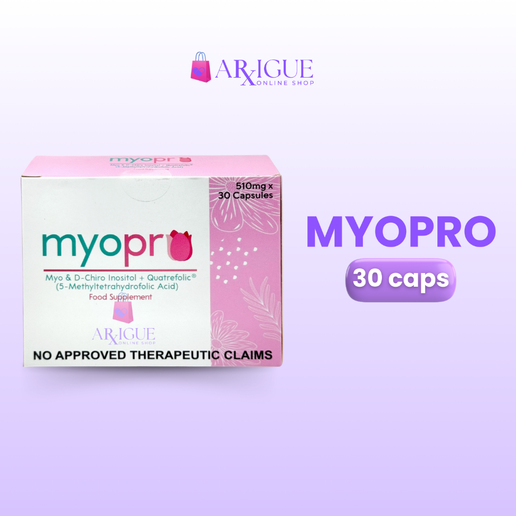 Myopro (Myo & D-Chiro Inositol +Quatrefolic) 30 capsules | Shopee ...