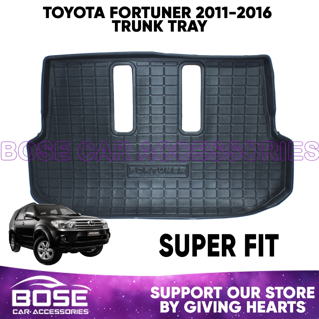 Trunk Tray Toyota Fortuner 2005 - 2015 / 2016 - Onwards Cargo Trunk ...