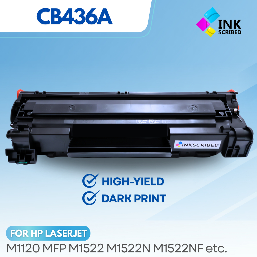 INKSCRIBED CB436A 36A Compatible Toner for HP LaserJet M1120 MFP M1522N ...