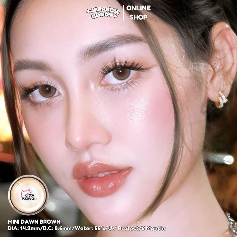 [Eyepop] Mini Dawn Brown 6 Months Disposable Colored Contact Lens ...