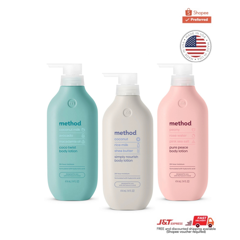 Method Body Lotion 14oz | Method Body Wash 18oz | Shopee Philippines