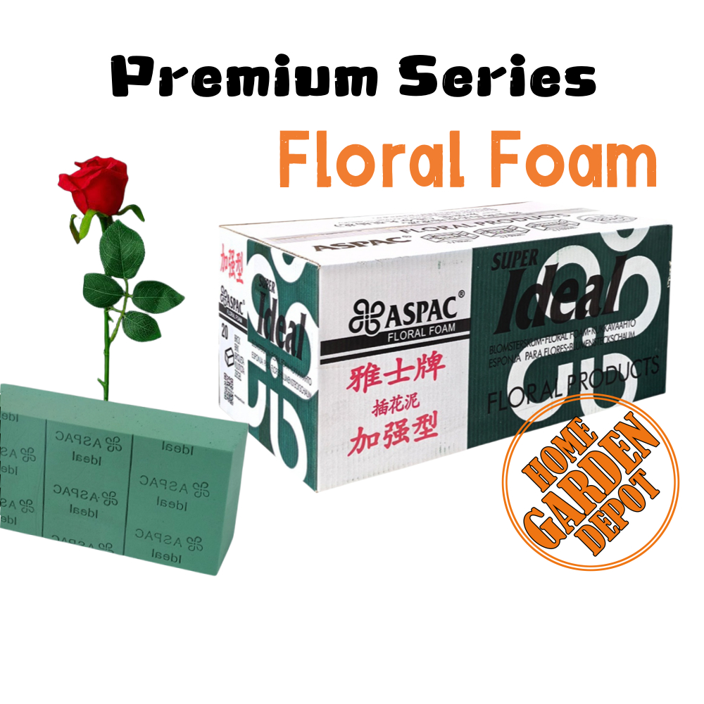 1 Box Aspac Premium Series Flower/Floral Foam 20 Bricks/Box (Foam for ...