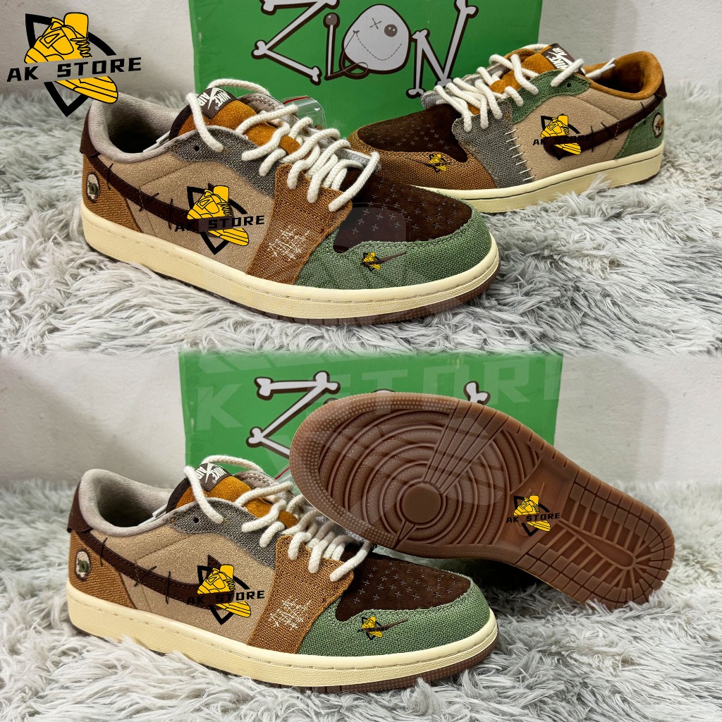 AK-Sports Actural Photo Zion WiliamsonXJ1 Retro Lowcut Basketball Shoes ...