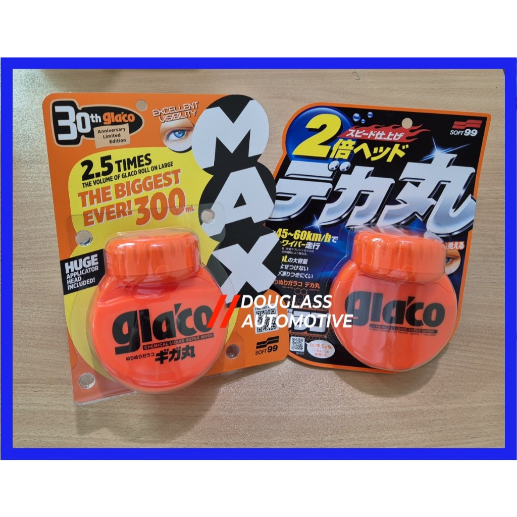 SOFT99 Glaco Roll On – Water Repellent for Windshield & Windows (Large ...