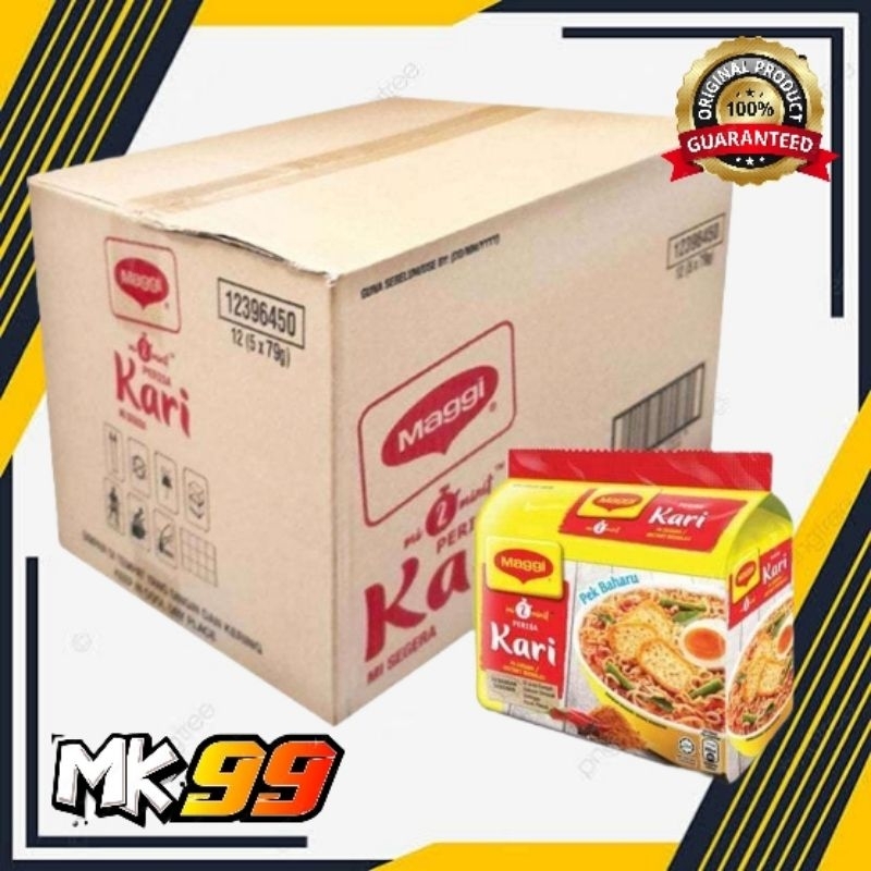 1 Box MAGGI KARI MALAYSIA (12 PACKS) | Shopee Philippines