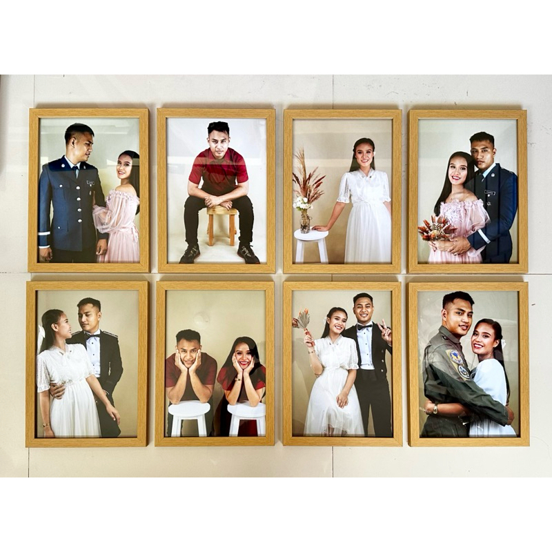 8 PIECES SET MINIMALIST WALL FRAMES in A4 SIZE - WAL DECOR - CUSTOMIZED ...