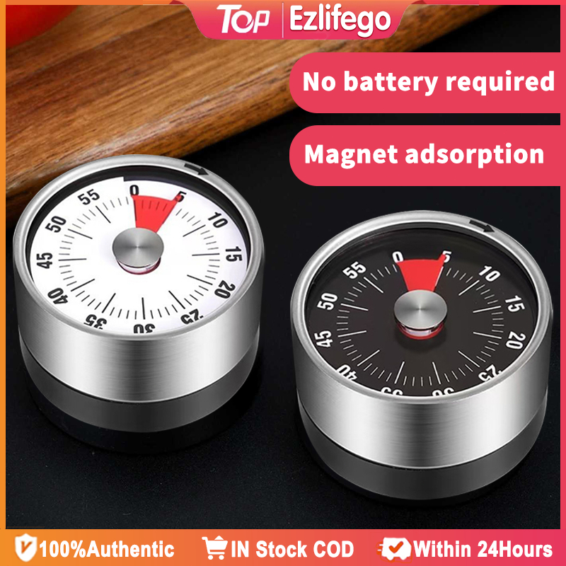Magnetic Mechanical Timer Stainless Steel Cooking Timer Digital Timer ...