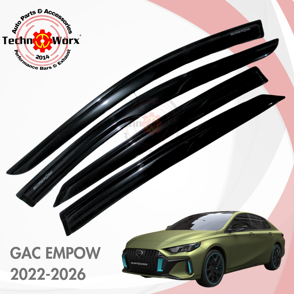 GAC EMPOW 2022-2026 Window Sun Rain Visor Shield deflector 2022 2023 2024 2025 2026 | Shopee ...