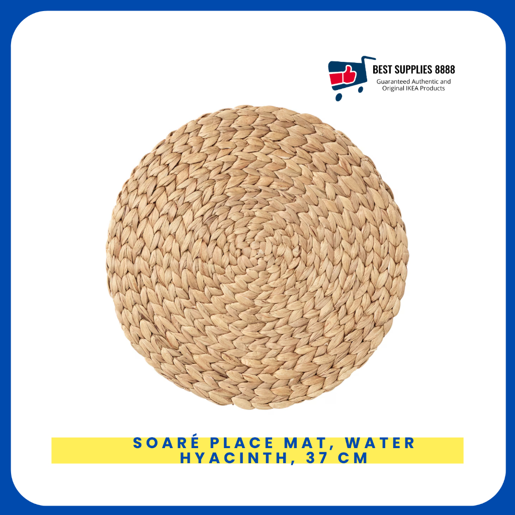 BestSupplies Authentic SOARE table place mat, water hyacinth, team puti ...