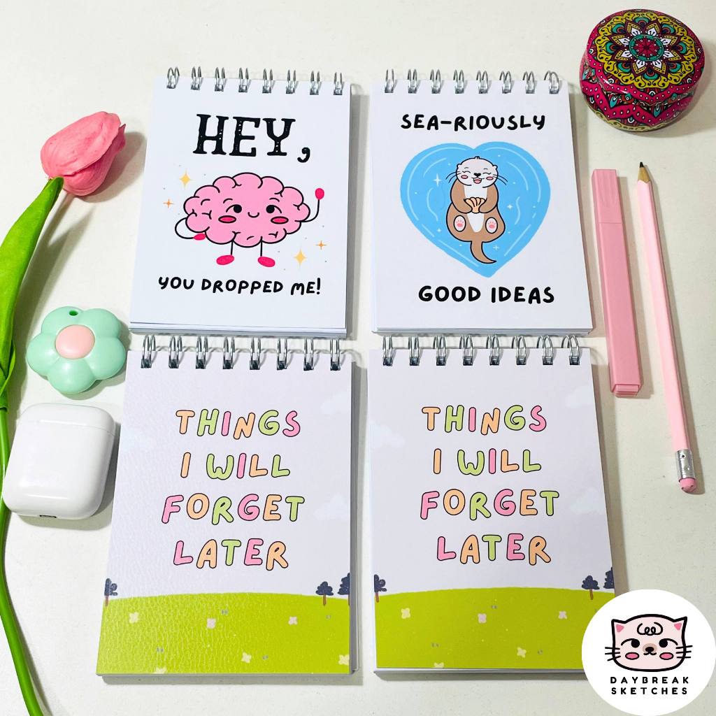 Cute Scratch Pad | A6 Notebook Blank Pages (Functional and Original ...