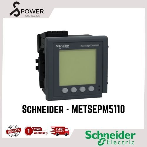 Schneider Electric PM5110 Meter, modbus, up to 15th H, 1DO 33 alarms ...