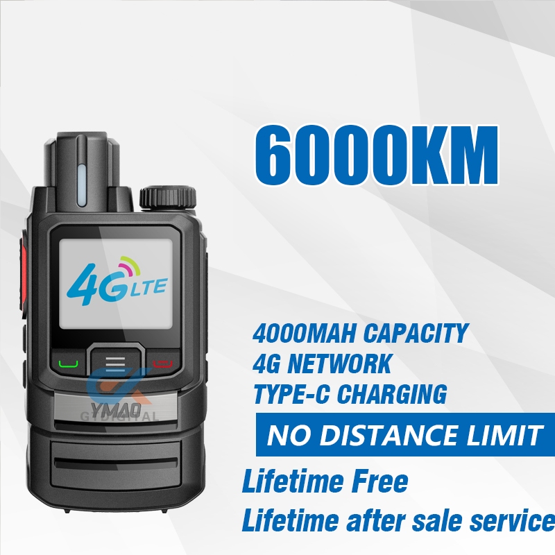 YMAO 777 Network POC Intercom Walkie Talkie No Distance Limit SIM Card ...