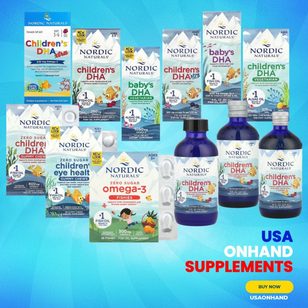 USA Onhand | Nordic Naturals Children's DHA ( Support for Cognitive Function ) | Shopee Philippines