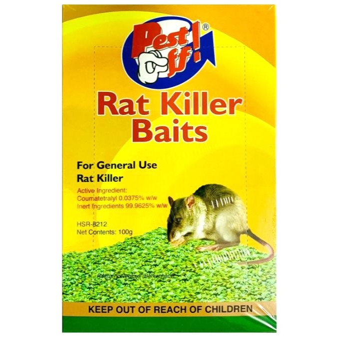 PEST OFF! RAT KILLER BAITS 100G | Shopee Philippines