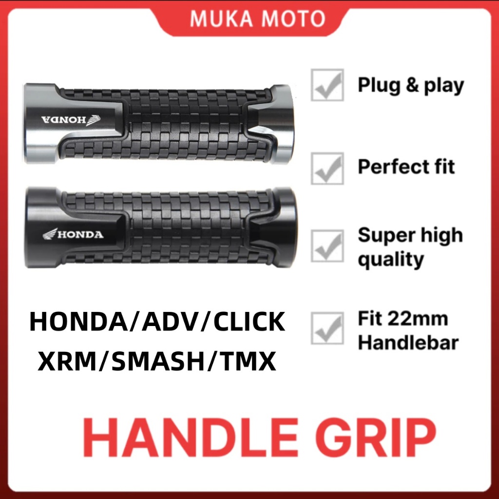 HONDA CLICK Handle Grip Set Universal Rubber Handle Grip for Click ADV ...
