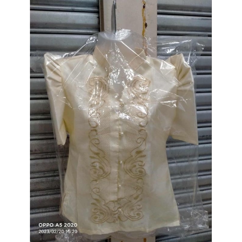 filipiniana blouse lady barong maria clara sleeve | Shopee Philippines