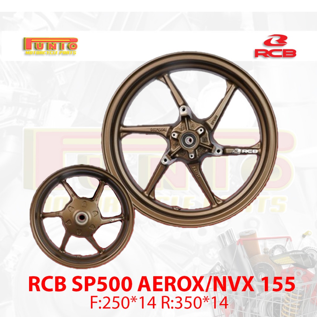 NEW! RCB Sport Rim 500 for Yamaha Aerox V1 and V2 (SP500) Motorcycle ...