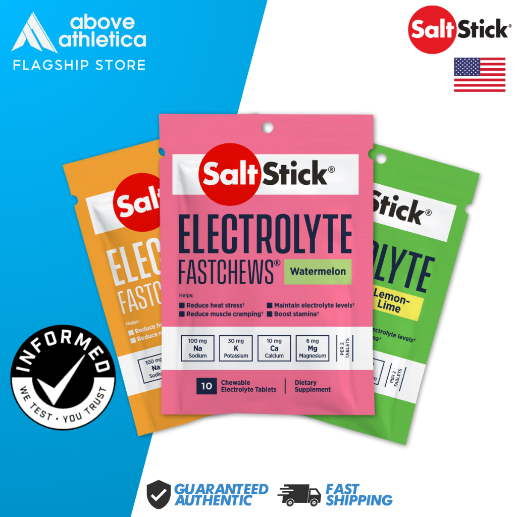 SaltStick Electrolyte FastChews - 10 tablets per pack - Chewable ...