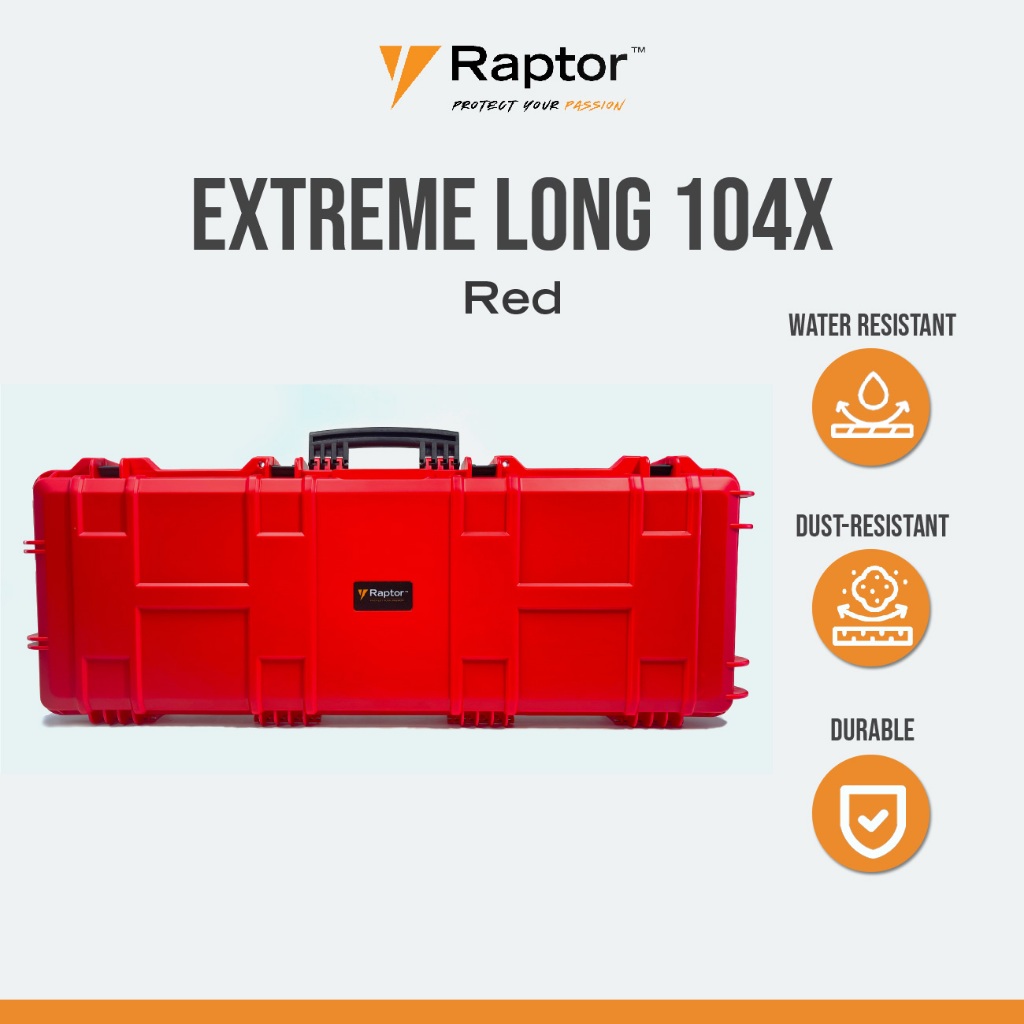 Raptor Case Extreme Long 104x for Camera, Drone & Accessories, Tactical ...
