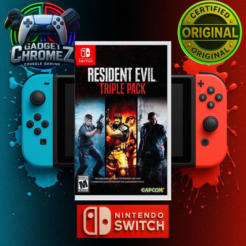 Resident Evil: Triple Pack | Nintendo Switch Game | BRANDNEW | Shopee ...