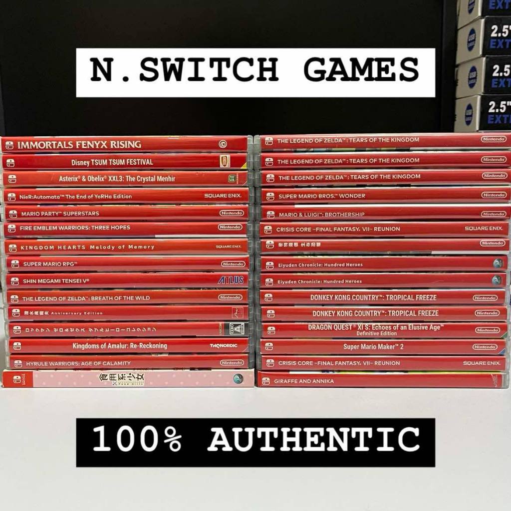 ORIGINAL N SWITCH GAMES (LITE, V1, V2, OLED) | Shopee Philippines