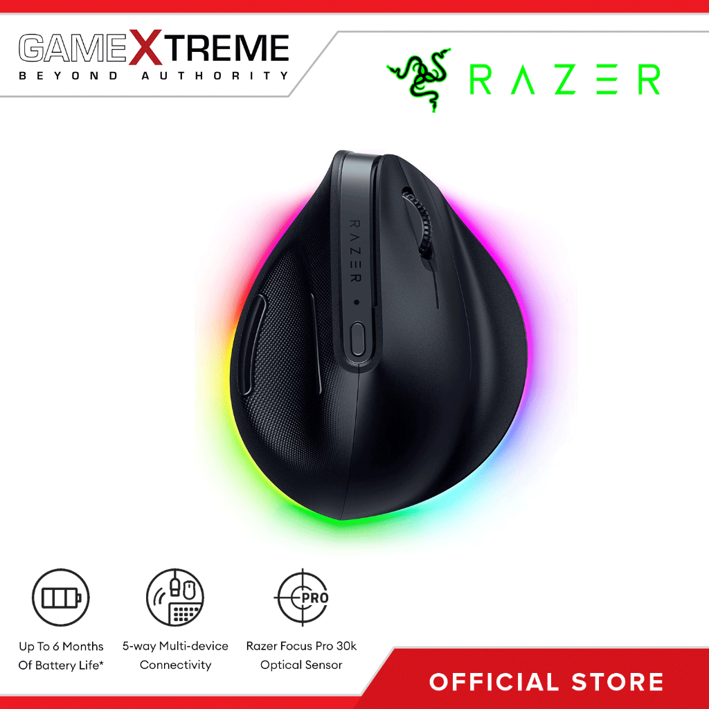 Razer Pro Click V2 - Wireless Productivity Mouse - Vertical Edition ...