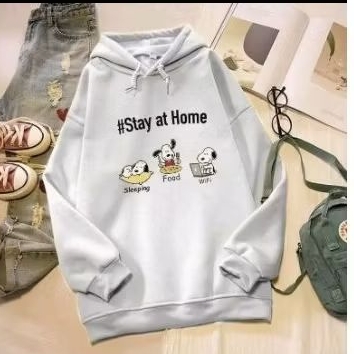 Snoopy Stay at home Jacket | Shopee Philippines