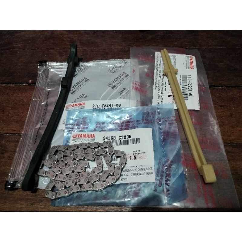 Genuine Yamaha Timing Chain Guide 1 and 2 for Yamaha Fz16 Fzi SZ YTX ...