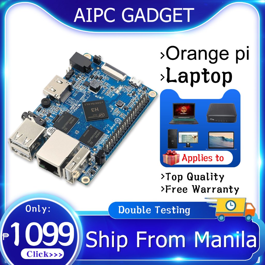 Orange Pi One / Orange Pi PC / PISO WIFI 1G RAM +H3 CPU Developent Board With DC Cable | Shopee ...