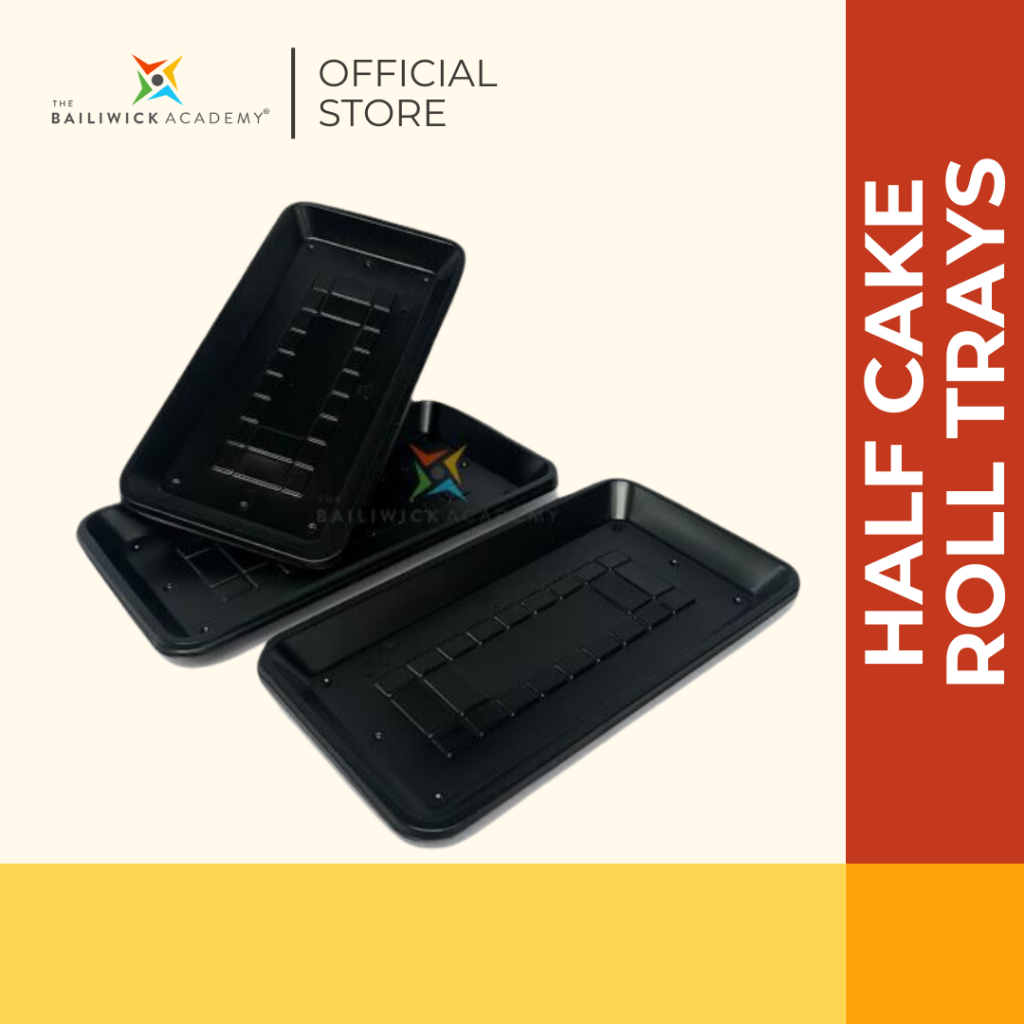Black Half Cake Roll Tray (20 pcs.) | Shopee Philippines