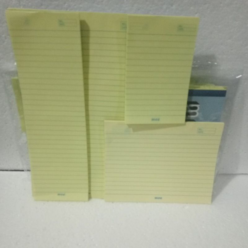 mica all size yellow pad, whole yellow pad, 1/2 lengthwise, 1 ...