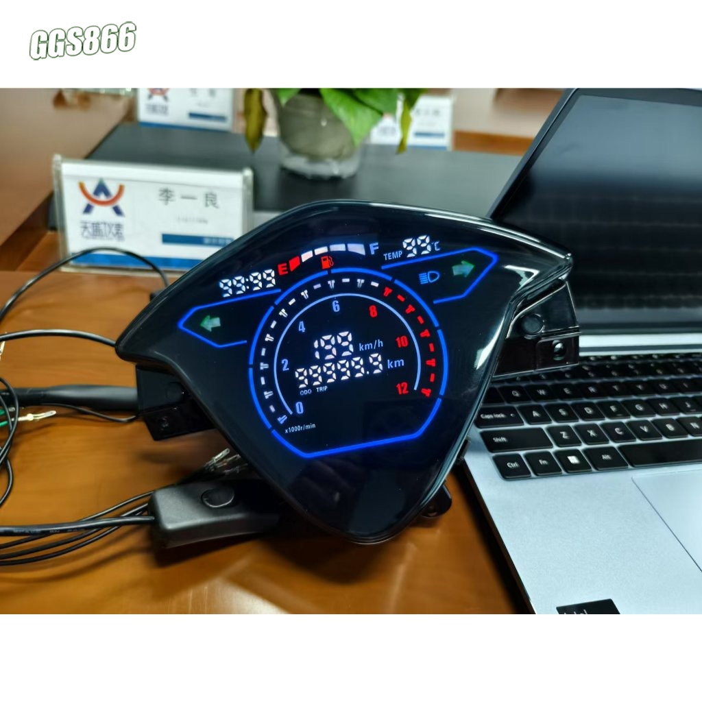 NEW Digital Speedometer For YAMAHA Mio Soul Gauge LED Meter Speedometer ...