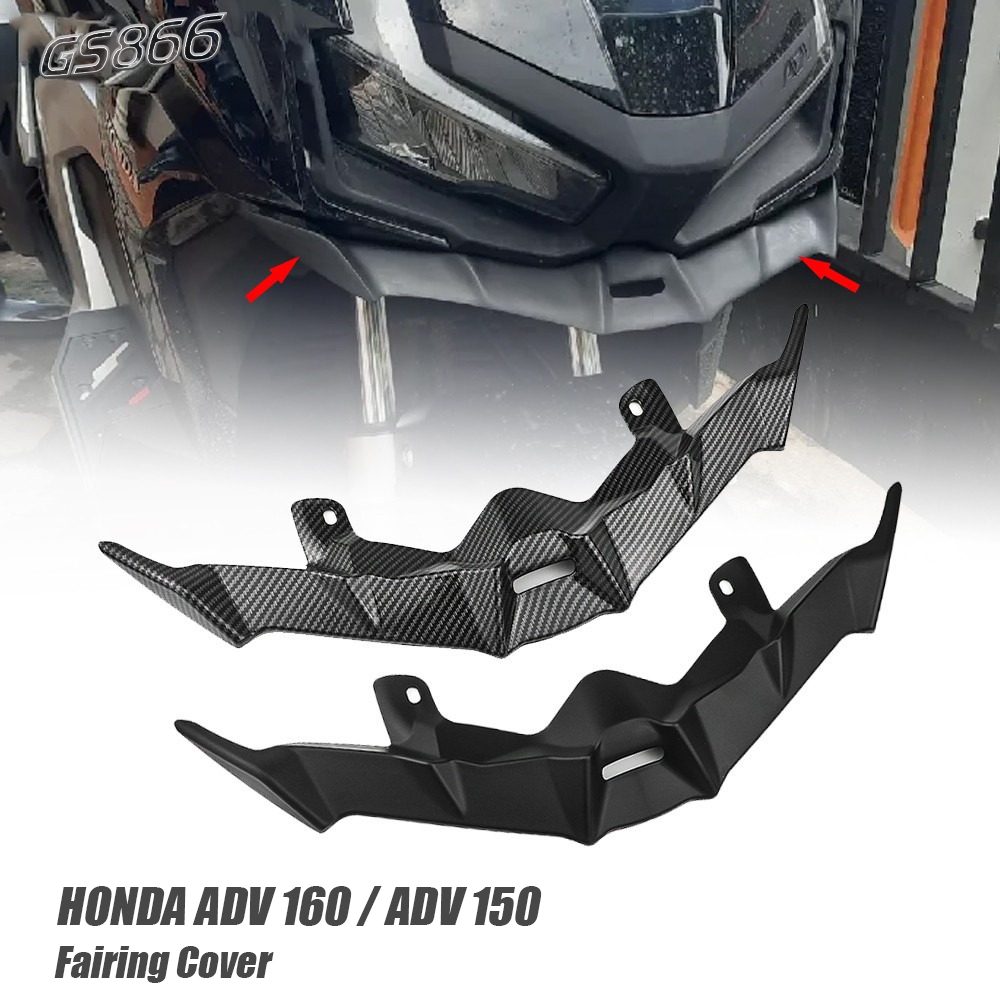 For ADV160 ADV150 Motorcycle Air Scoop Bracket Front Winglet Lower ...