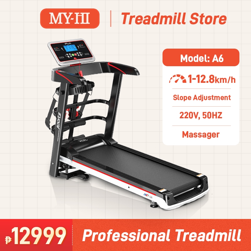【MY-HI】Treadmill A6 5HP 1-12.8km/h Electric Treadmill Professional Home ...