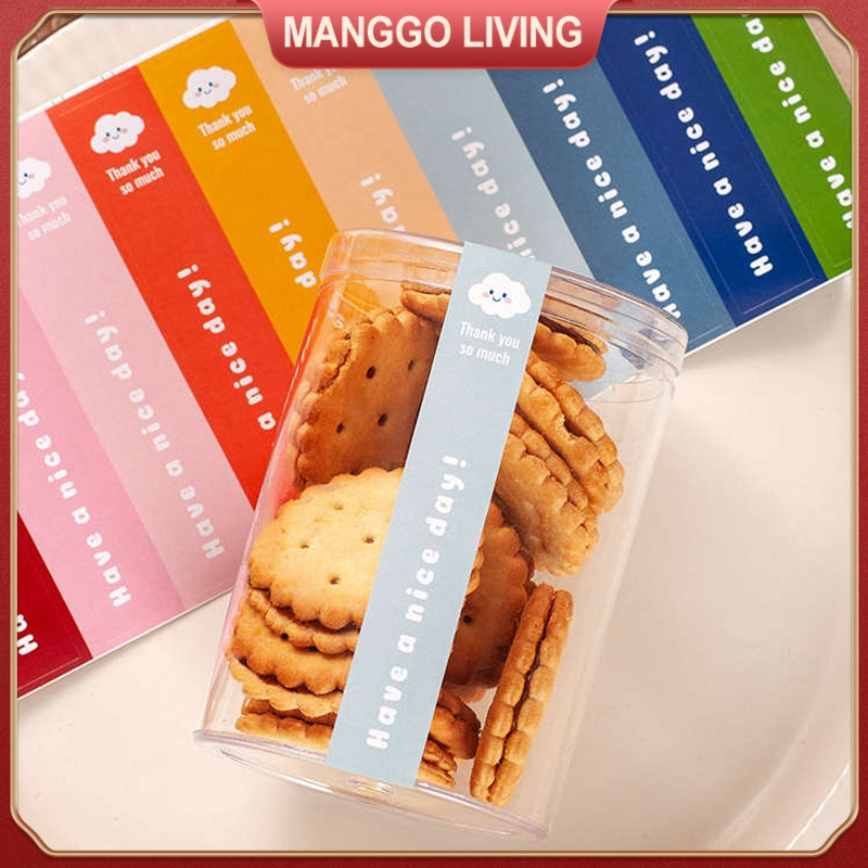 Water Cup Decoration Label Stickers Long Strip Label Stickers Food ...